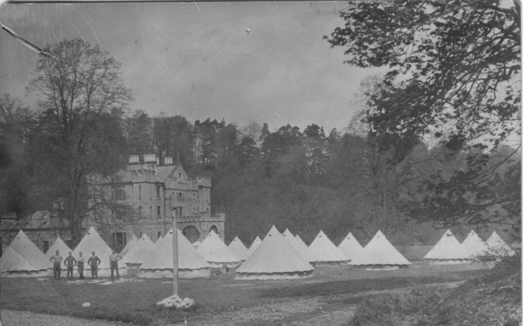 STOBS CASTLE FROM SOUTH WEST - Stobs Military Camp Hawick Scottish Borders
