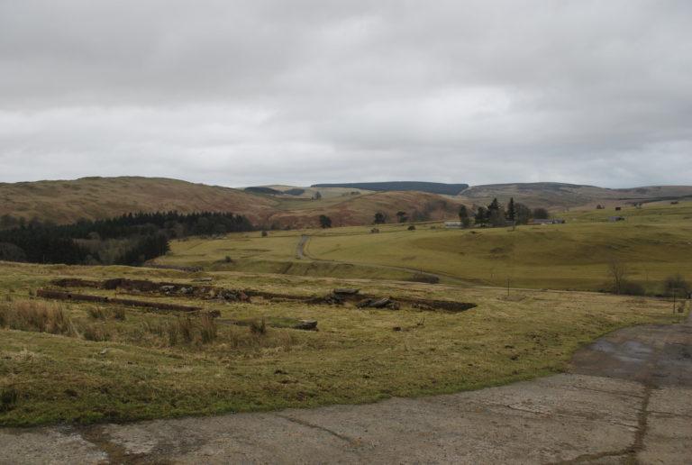 Winningtonrig to Barnes view - Stobs Military Camp Hawick Scottish Borders