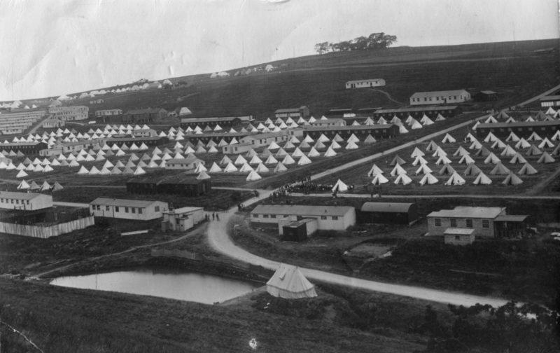 View of Stobs with the Swimming Pool - Stobs Military Camp Hawick ...