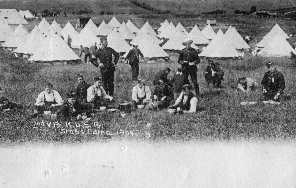 Second Volunteer Battalion; King's Own Scottish Borderers; KOSB - Stobs ...